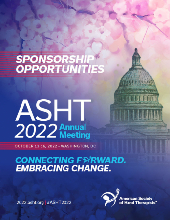 Sponsorship | American Society of Hand Therapists (ASHT)